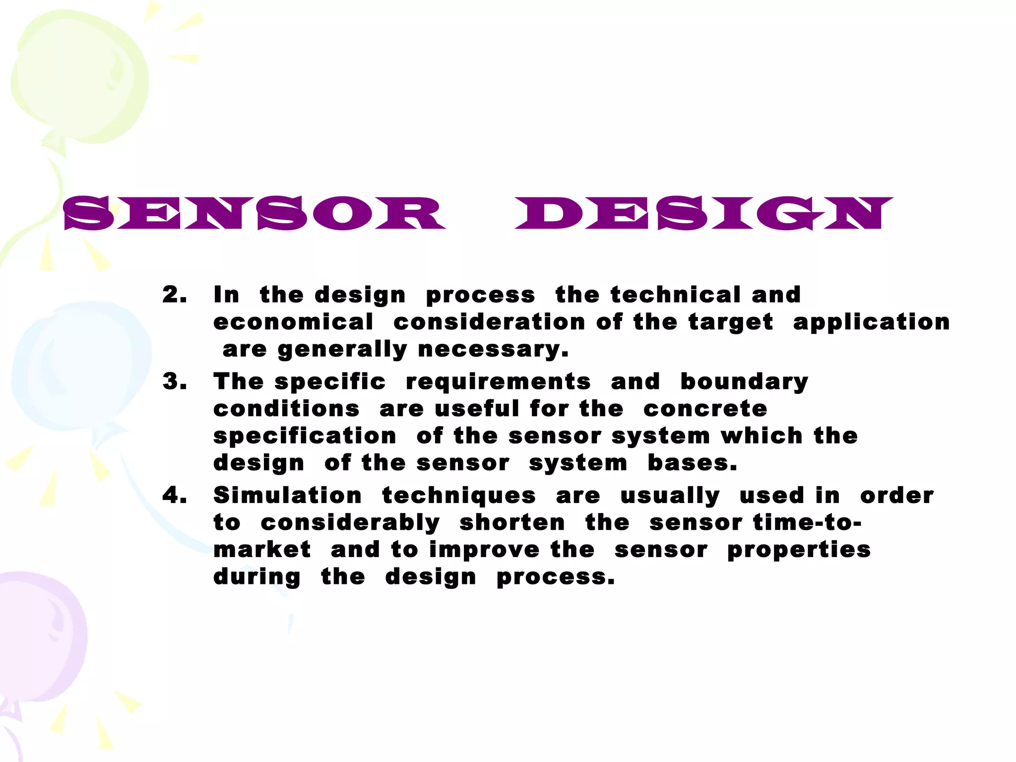 Sensor technology | PPT