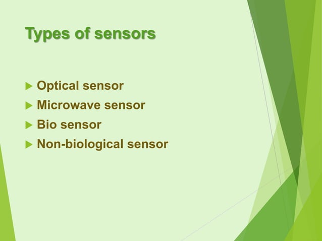 Sensor technology | PPTX