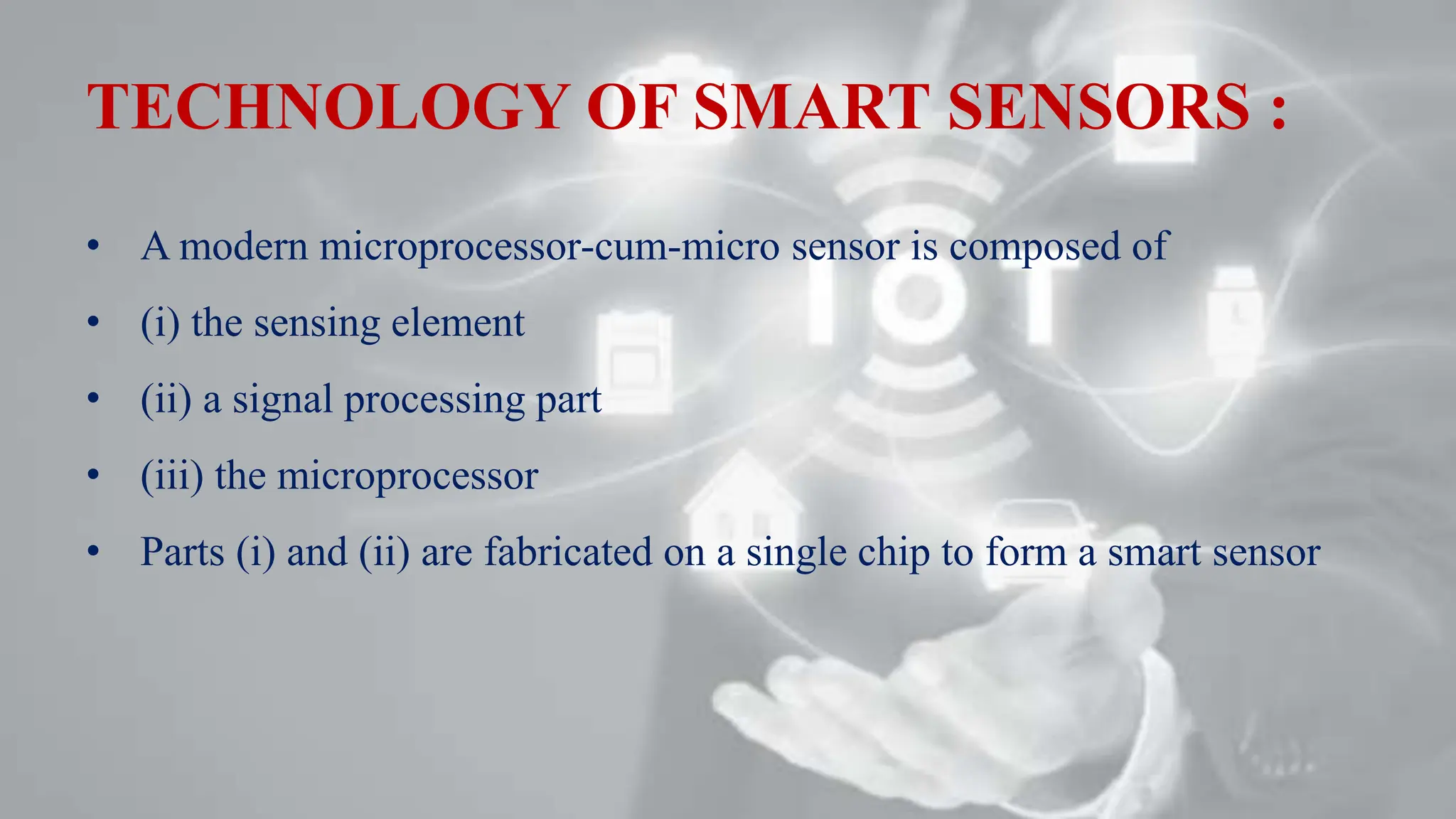 SENSOR_TECHNOLOGY types of sensors.pptx. | PPTX | Internet of Things ...