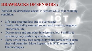 SENSOR_TECHNOLOGY types of sensors.pptx. | PPTX | Internet of Things ...
