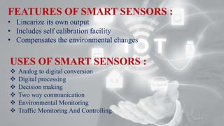 SENSOR_TECHNOLOGY types of sensors.pptx. | PPTX | Internet of Things ...