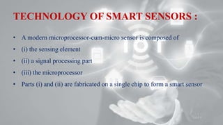 SENSOR_TECHNOLOGY types of sensors.pptx. | PPTX