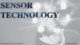 SENSOR_TECHNOLOGY types of sensors.pptx. | PPTX | Internet of Things ...
