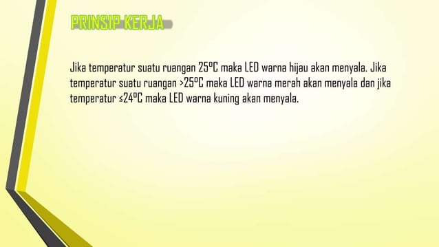 Sensor Temperatur Dengan Output Led Berbasis Arduino Uno Ppt