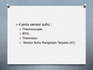 Sensor thermal | PPTX