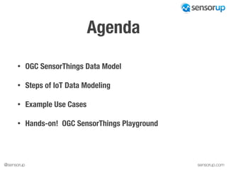 SensorThings API Webinar - #2 of 4 - IoT Data Modeling with Open ...