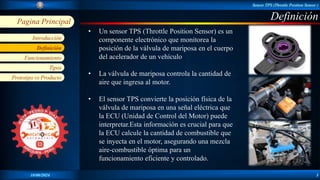 Sensor TPS mas conocido como sensor hall | PPTX