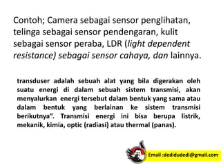 SENSOR and TRANDUCER | PPTX