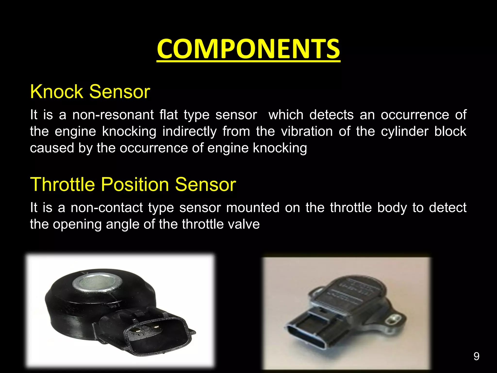 Sensor of toyota corolla (XLI) | PPT