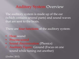 Sensory challenges in ASD | PPT