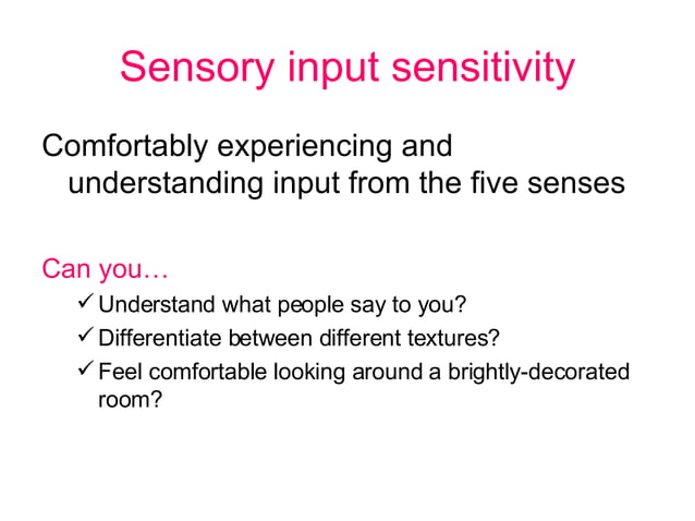 Sensory Integration Dysfunction | PPT