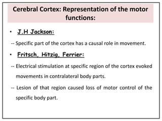 Sensory motor processing in planning and execution of movement | PPTX