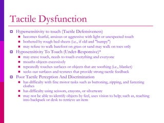Sensory Processing Disorder | PPT