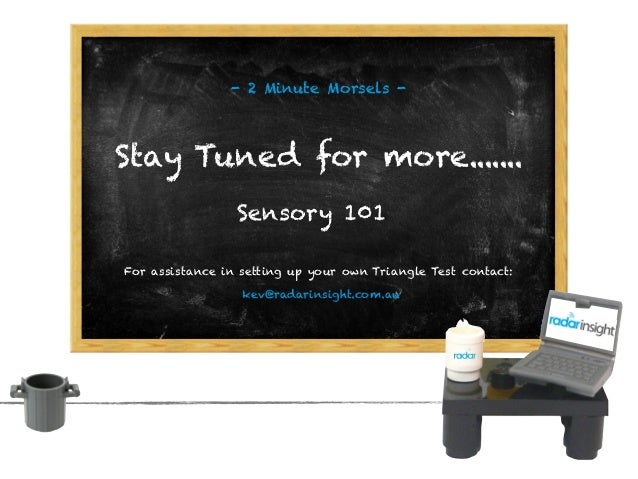 Sensory 101: The Triangle Test