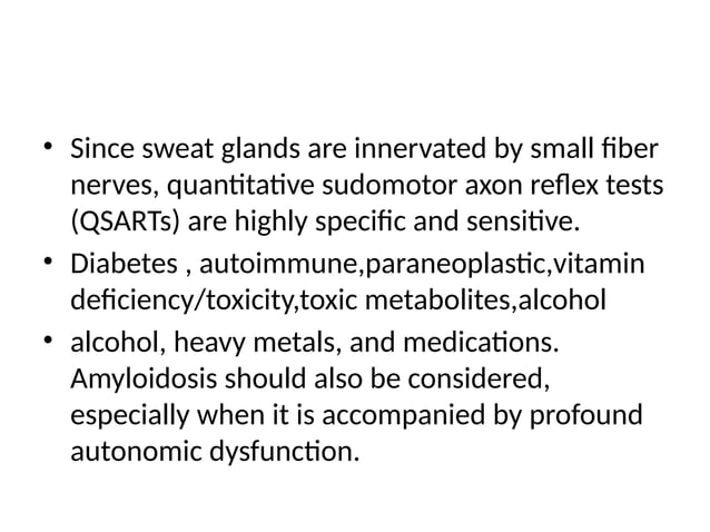 SENSORY ABNORMALITIES in diagnosis of neurological diseases | PPT