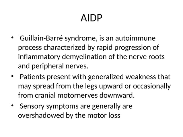 SENSORY ABNORMALITIES in diagnosis of neurological diseases | PPT