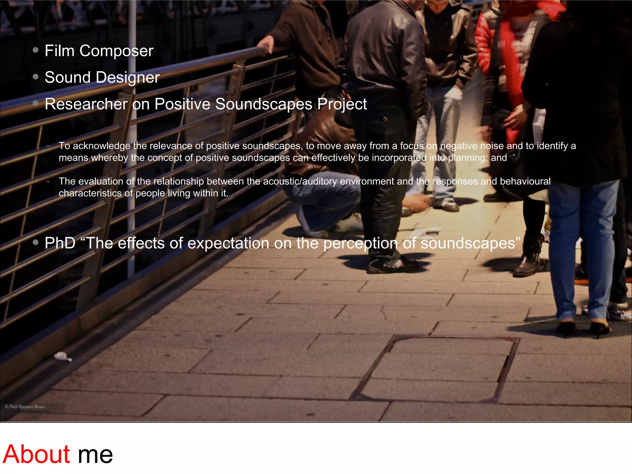 Sensory architecture : Soundscape | PPT