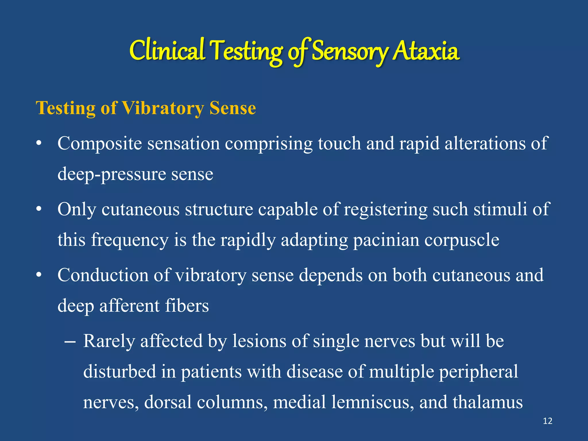 Sensory ataxia | PPTX