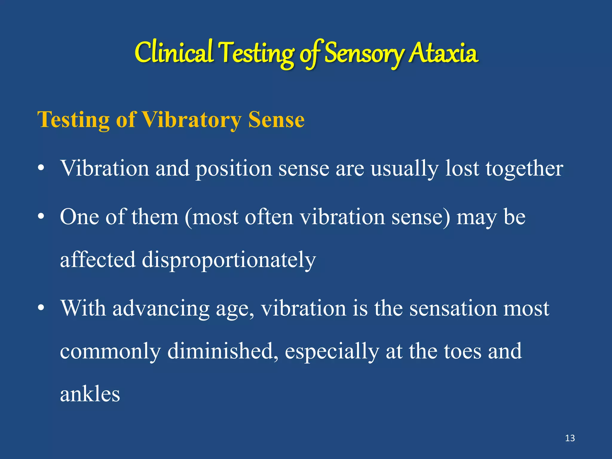 Sensory ataxia | PPTX
