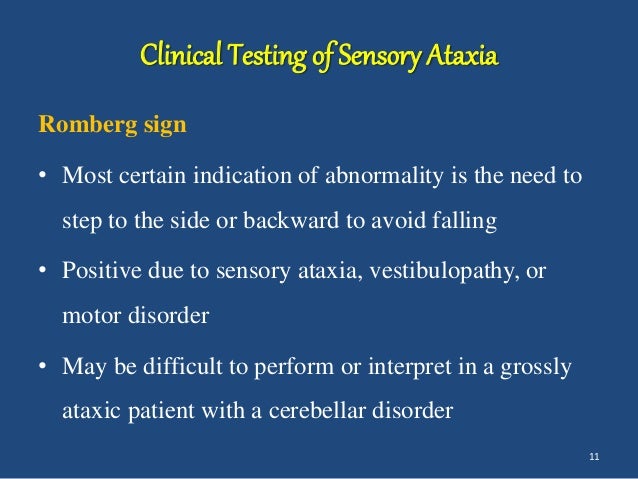 Sensory ataxia