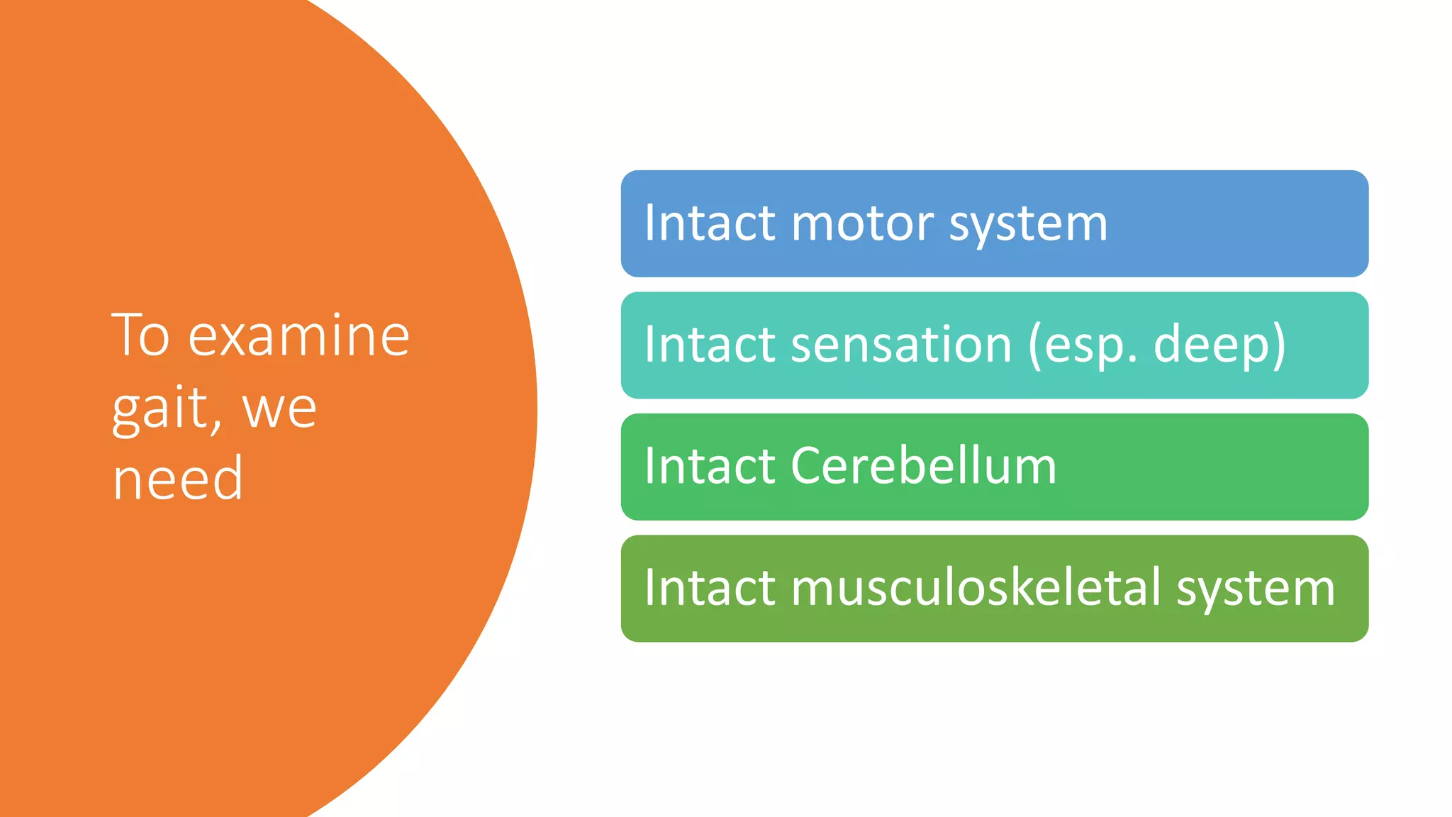 Sensory, coordination & gait Examination for Undergrad | PPTX