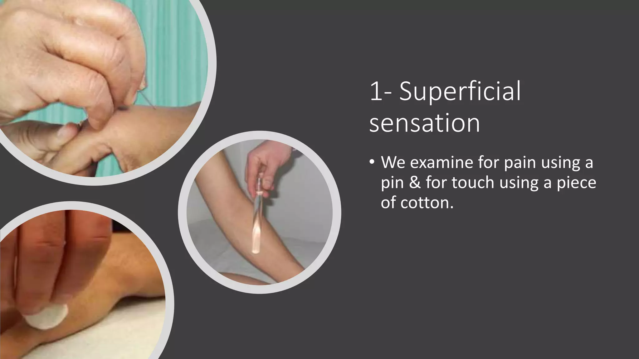 Sensory, coordination & gait Examination for Undergrad | PPTX
