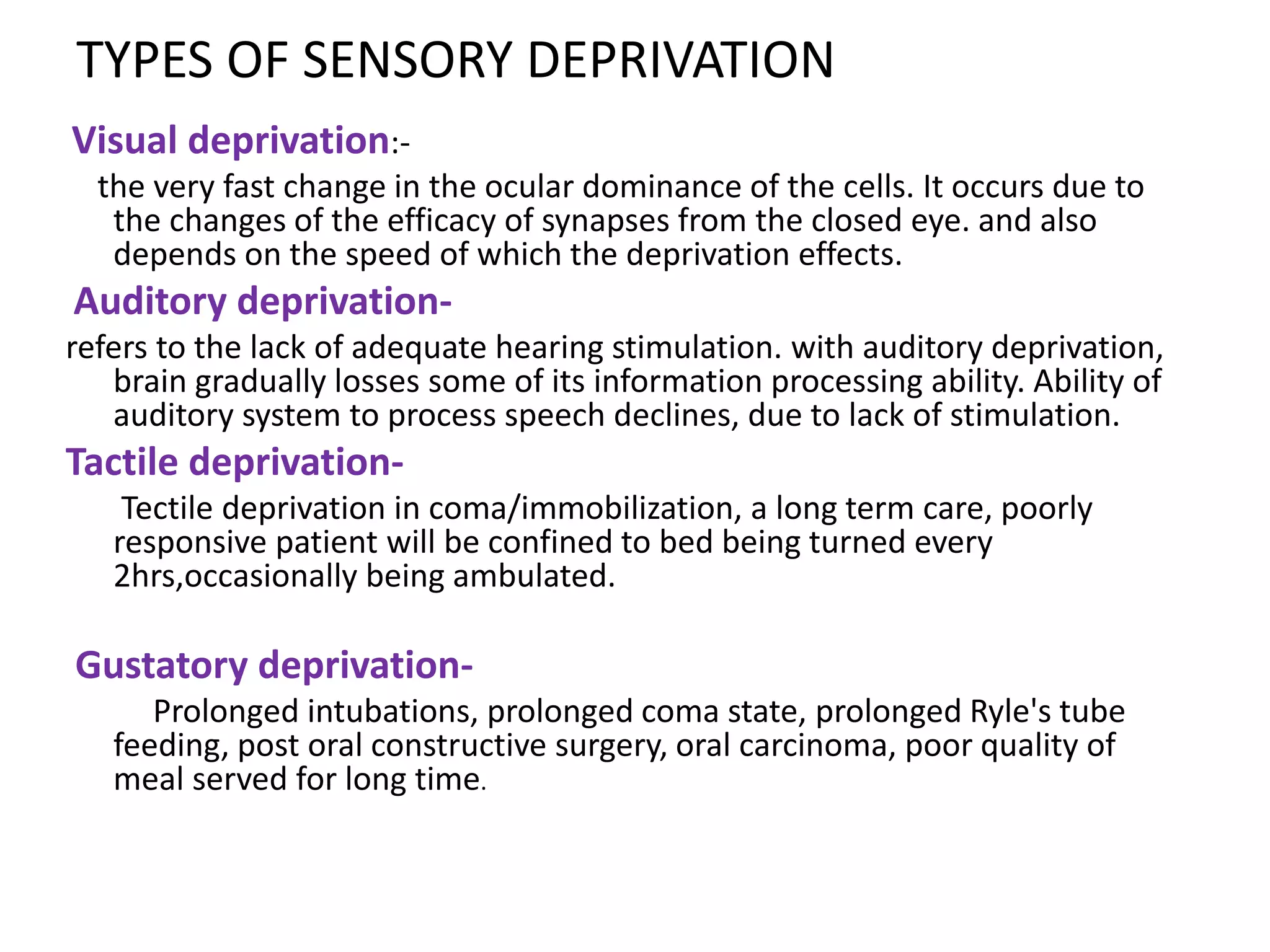 sensory deprivation.pptx
