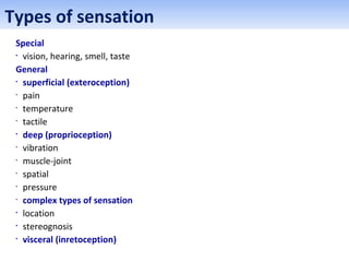 Sensory disturbances | PPT