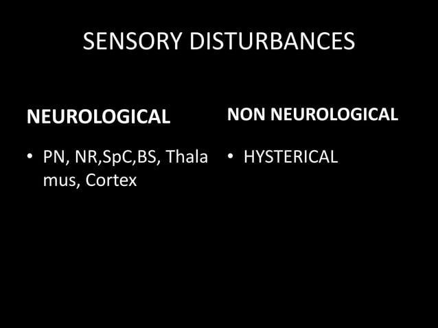 Sensory disturbances at the level of thalamus and cortex | PPTX | Brain ...