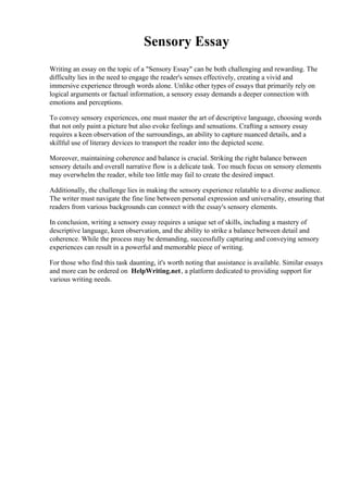 Sensory Essay.pdf