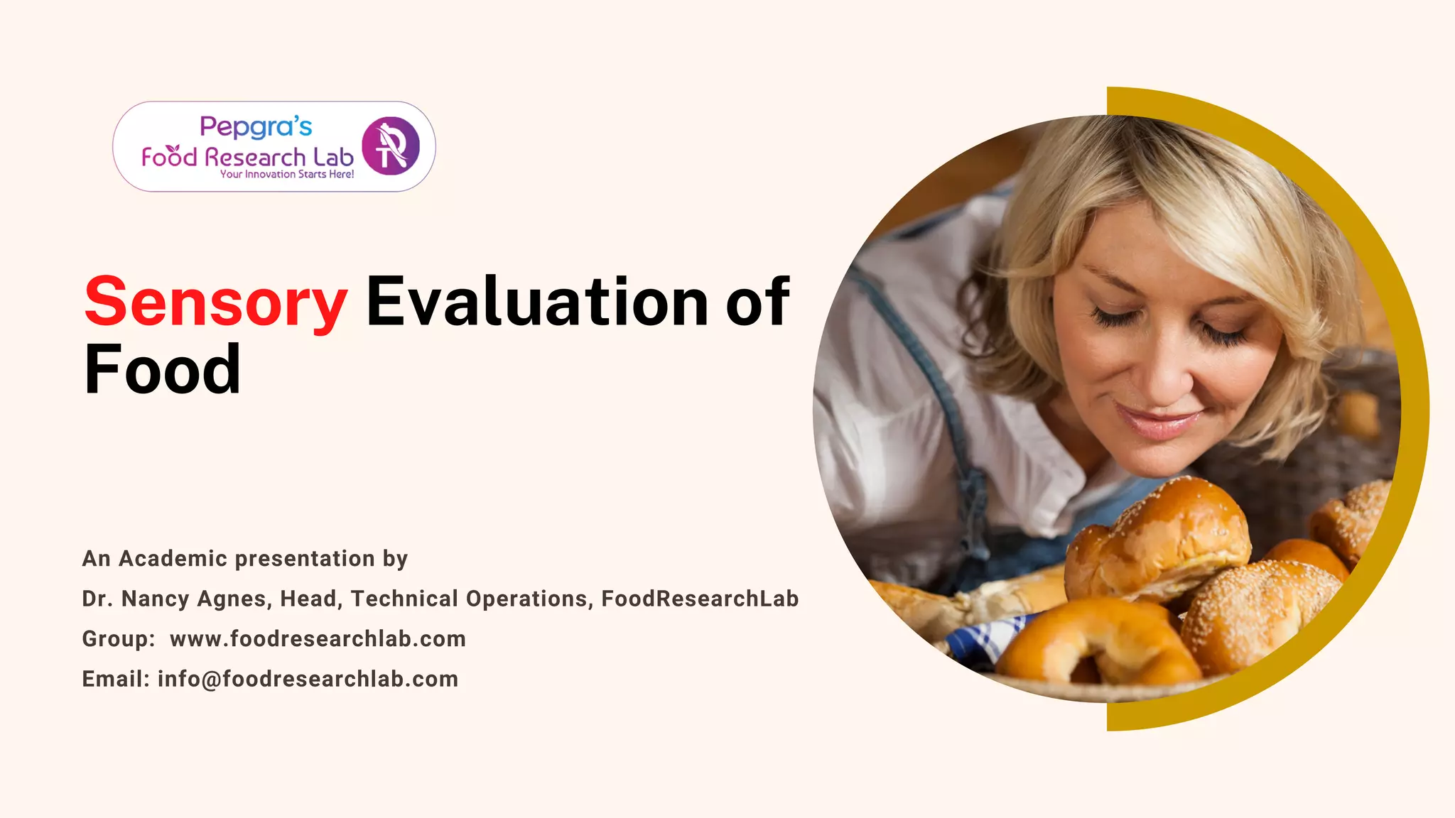 Sensory Evaluation Of Food - FoodResearchLab | PDF