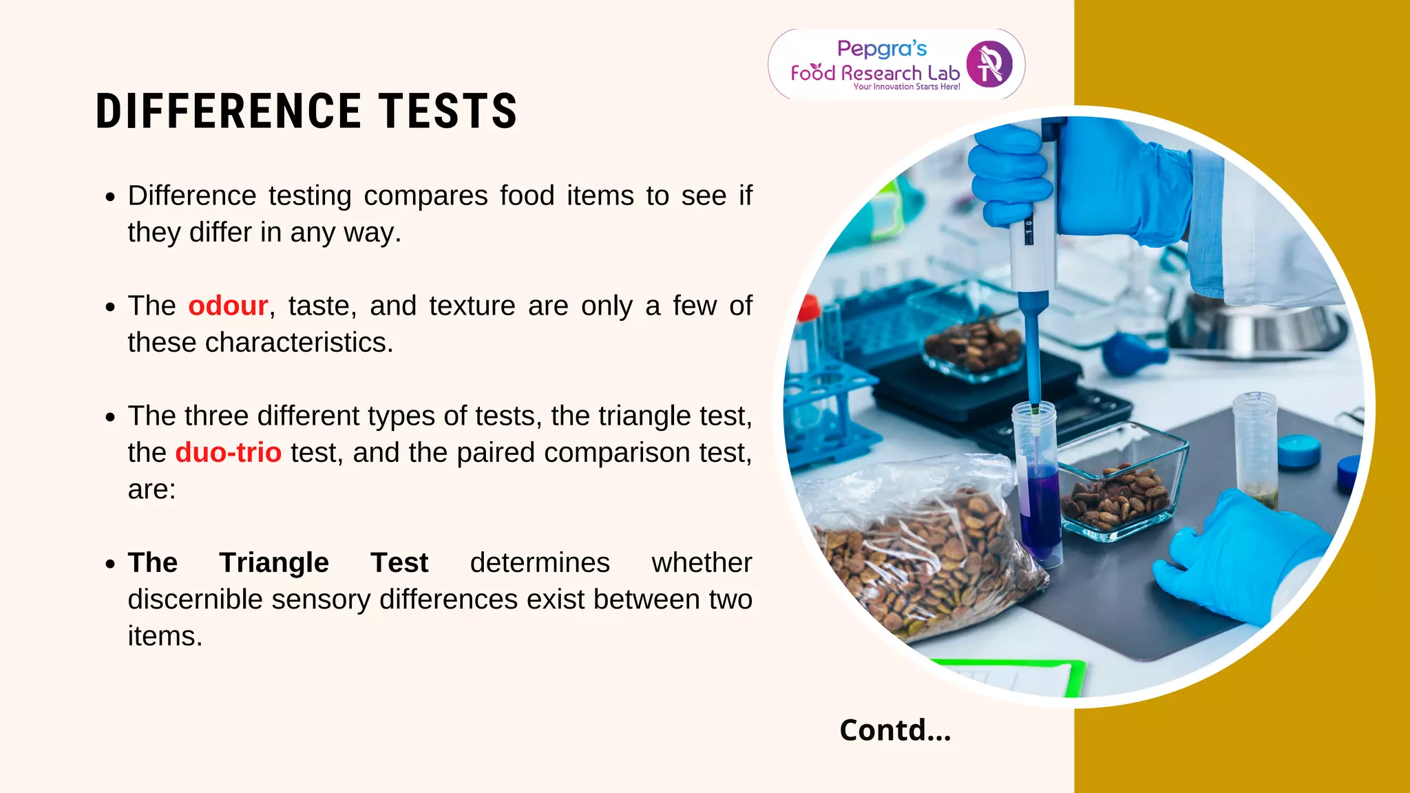 Sensory Evaluation Of Food - FoodResearchLab | PDF