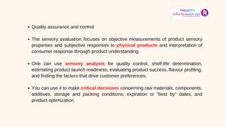 Sensory Evaluation Of Food - FoodResearchLab | PDF