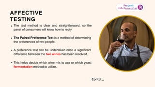 Food Sensory Testing - FoodResearchLab | PPTX