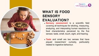 Food Sensory Testing - FoodResearchLab | PPTX