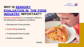 Food Sensory Testing - FoodResearchLab | PPTX