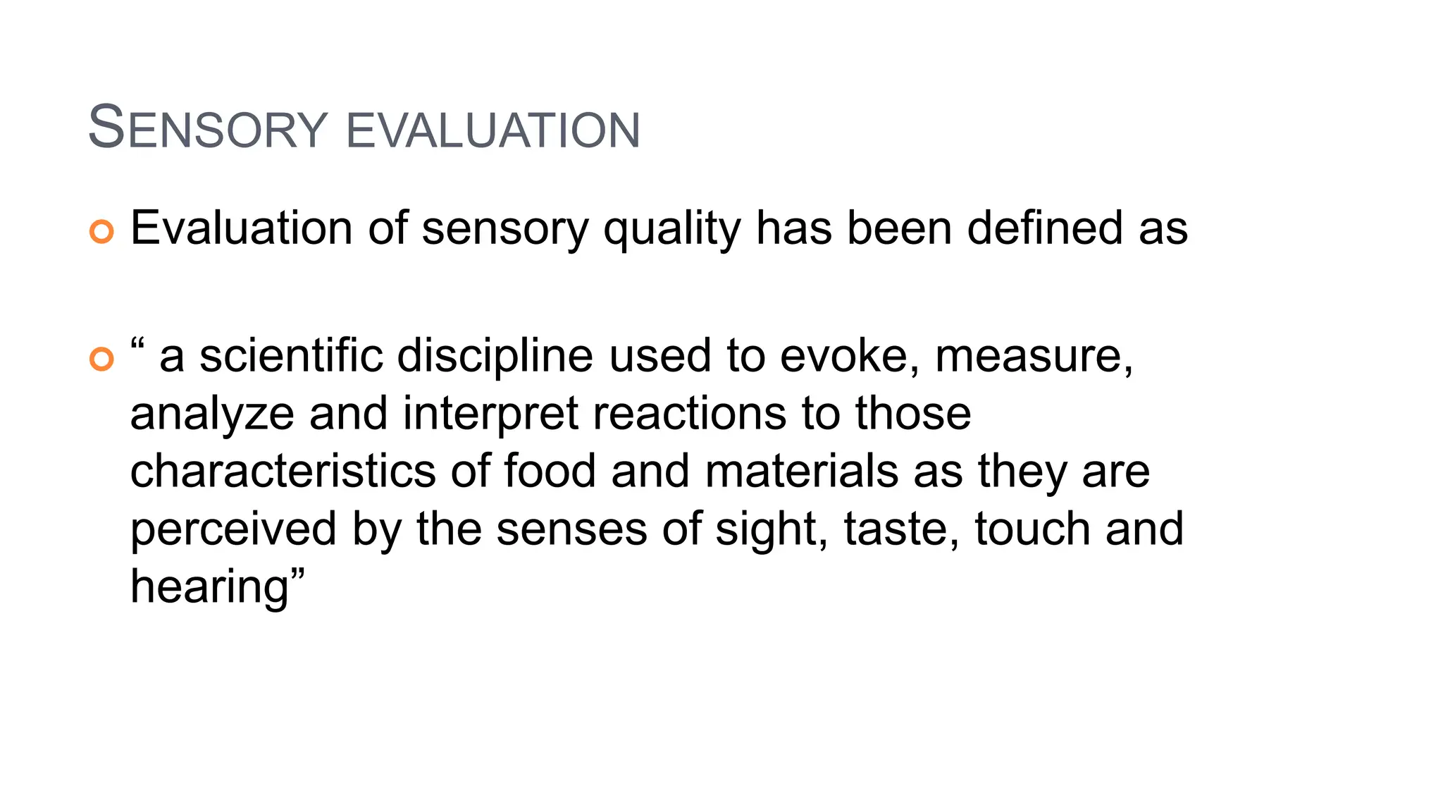 Sensory Evaluation Of the Food Products.ppt