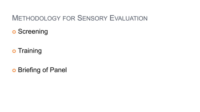 Sensory Evaluation Of the Food Products.ppt