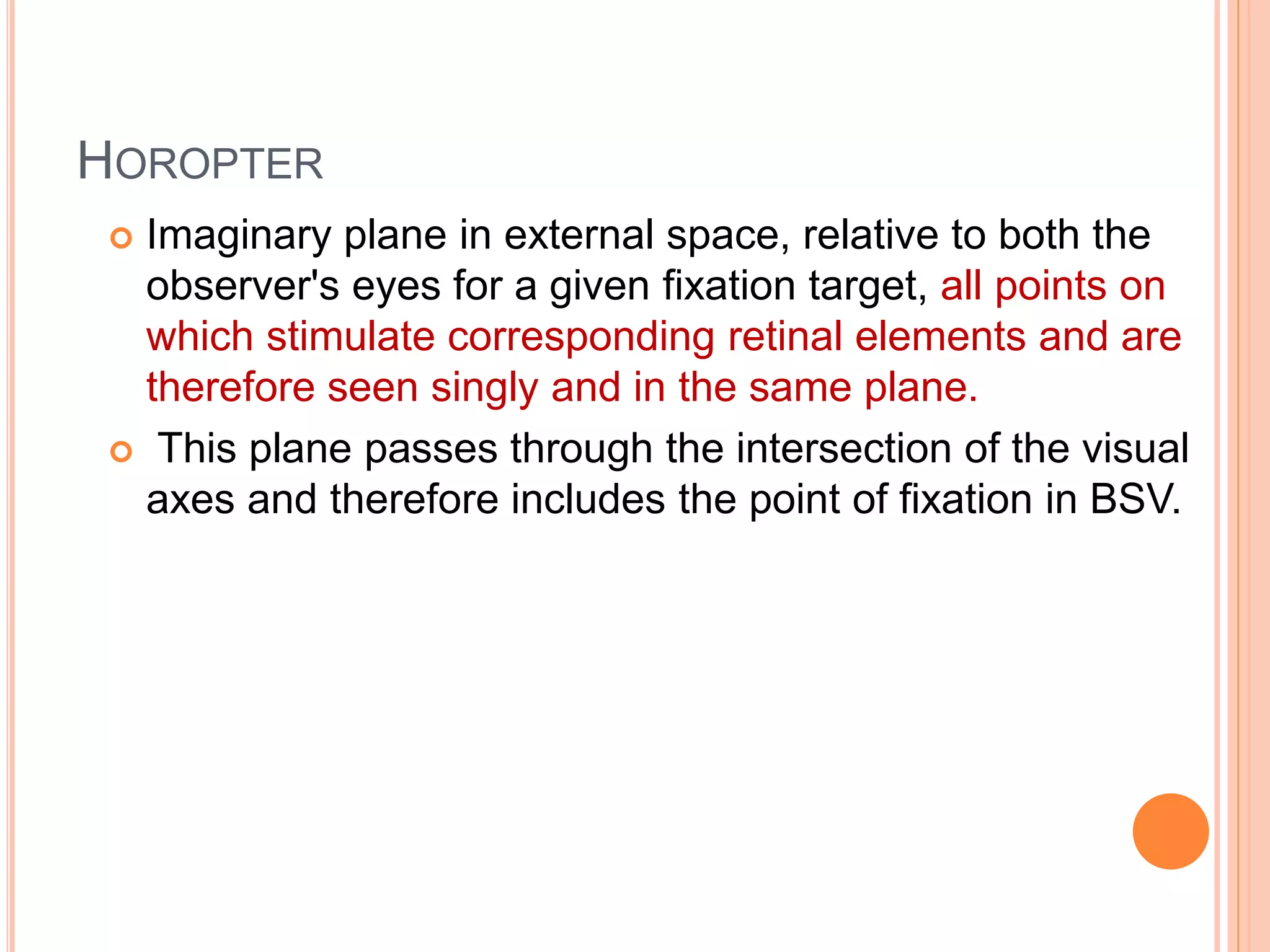 Sensory evaluation of squint | PPTX