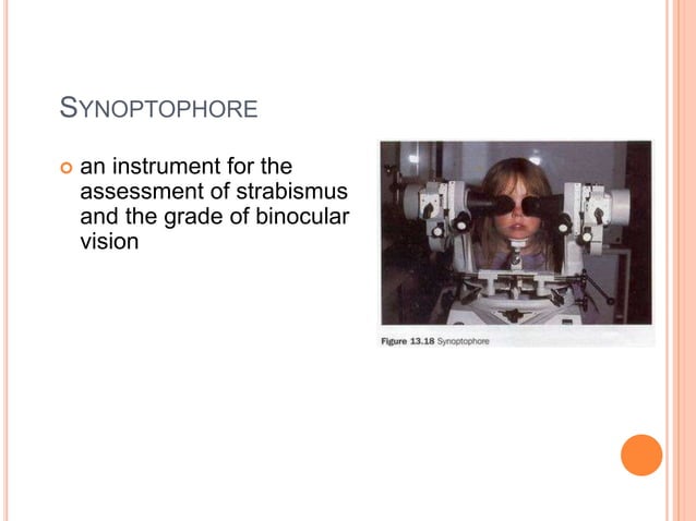 Sensory evaluation of squint | PPTX | Eye and Vision Conditions ...