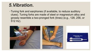 Sensory examination | PPTX