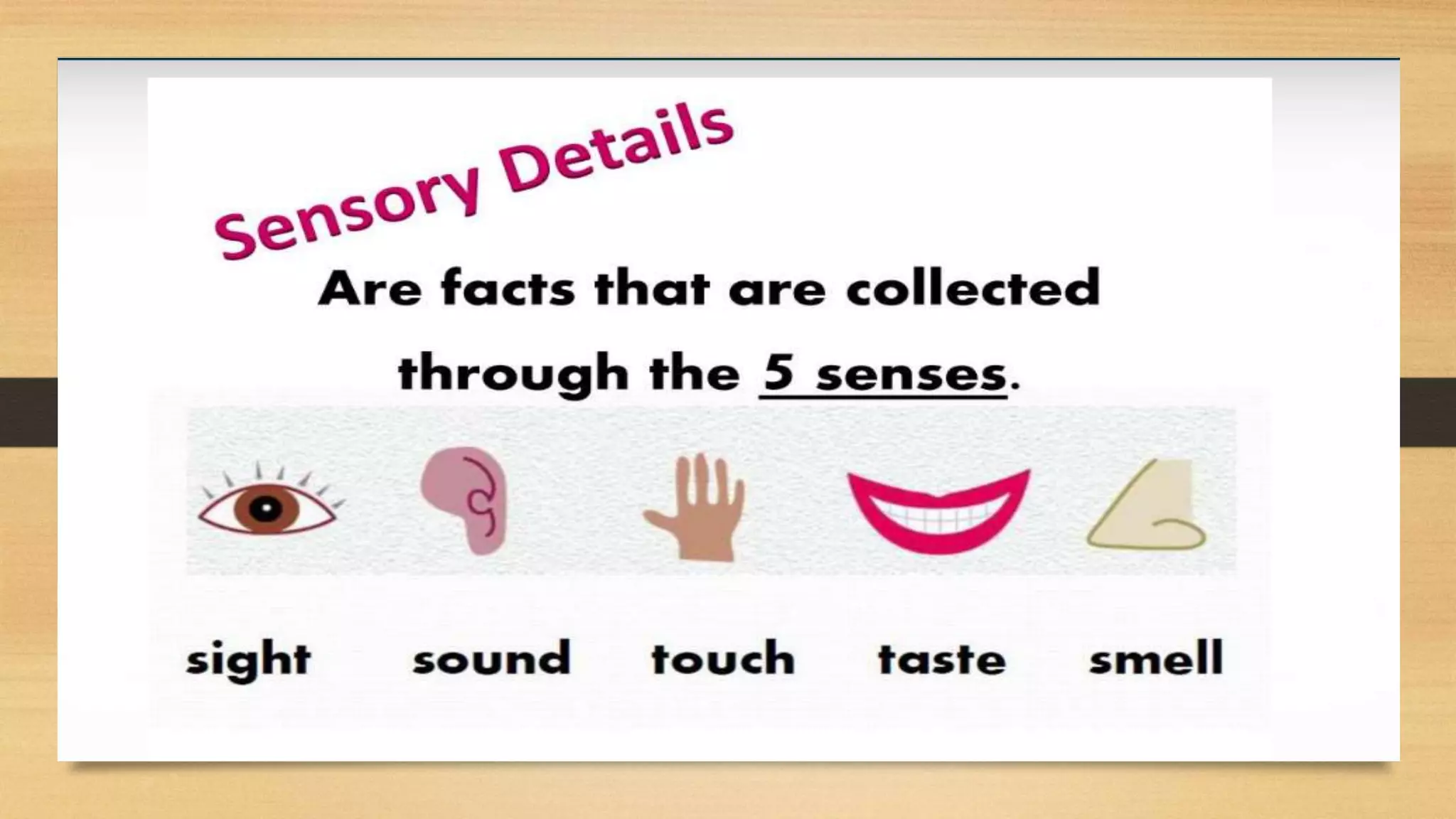 Sensory Experience- CREATIVE WRITING.pptx