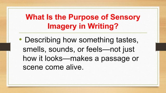 Sensory Experience- CREATIVE WRITING.pptx | Perfume and Fragrance | Beauty