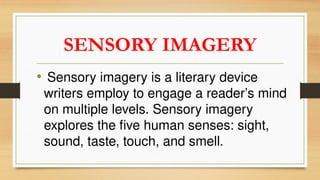sensory experiences creative writingpptx | PPTX