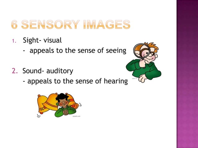 Sensory images | PPT