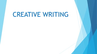 Creative Writing and Sensory Imagery.pptx