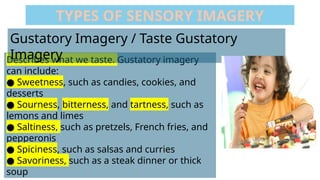 Exploring the Five Types of Sensory Imagery in Literature | PPTX