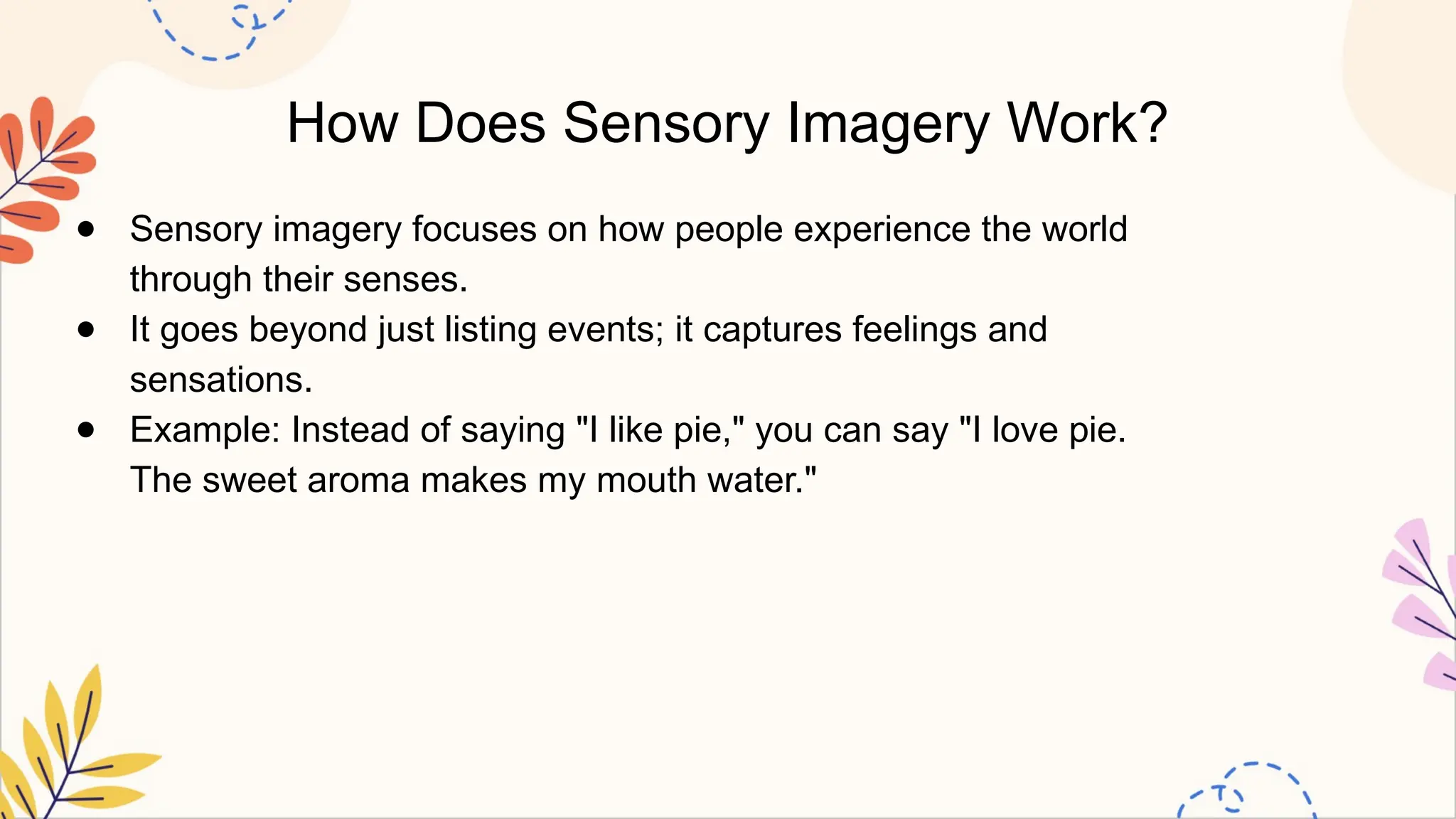 Sensory Imagery in Writing for grade 8.pptx