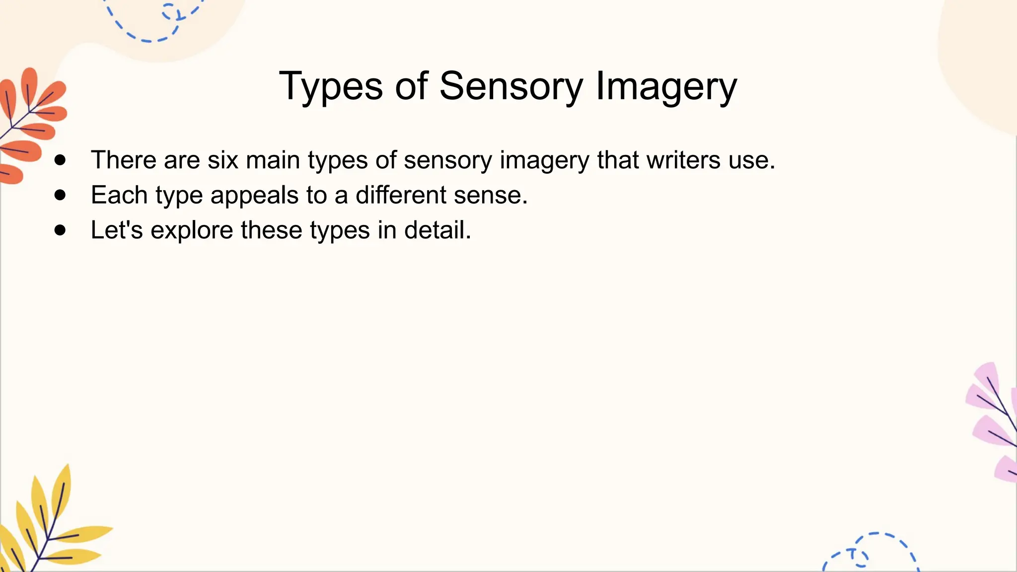Sensory Imagery in Writing for grade 8.pptx
