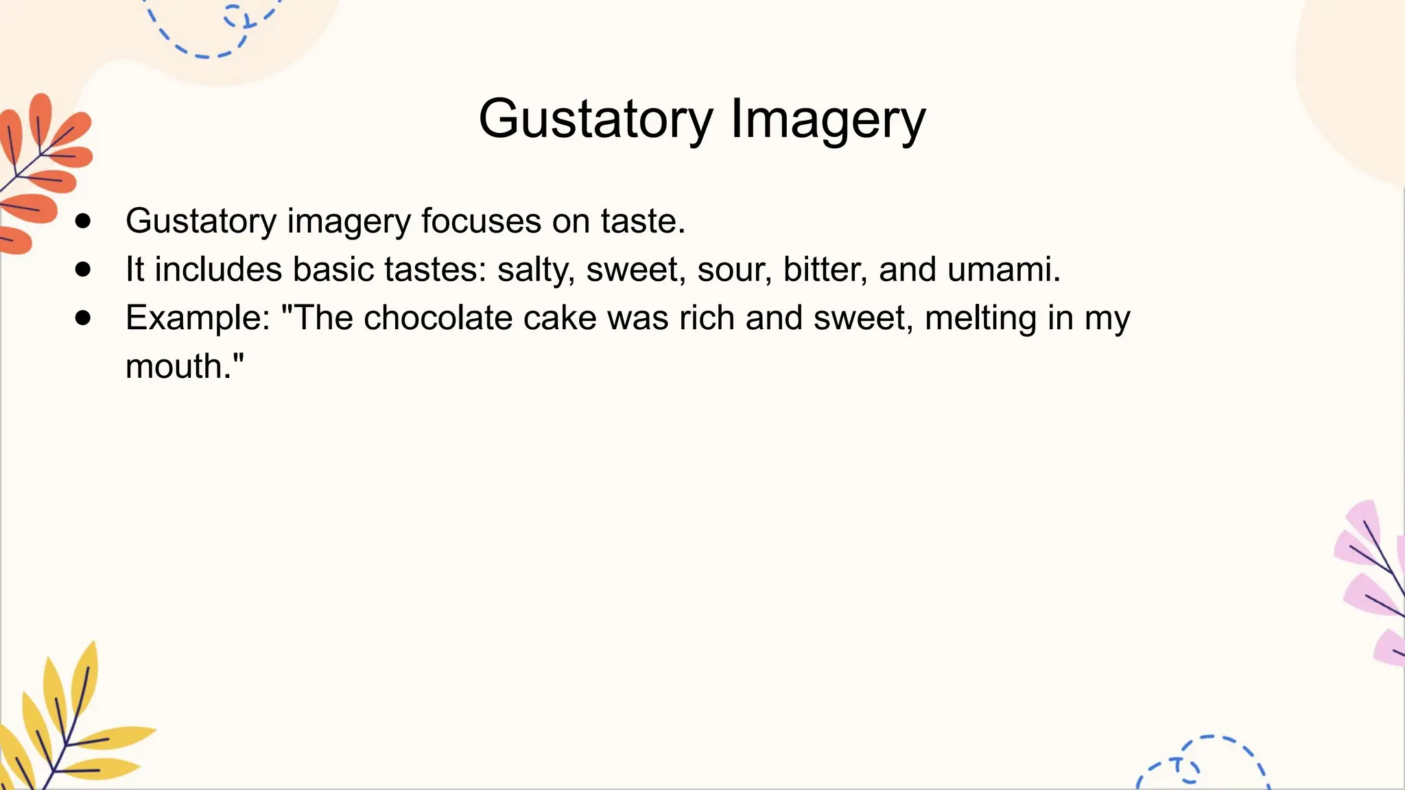 Sensory Imagery in Writing for grade 8.pptx